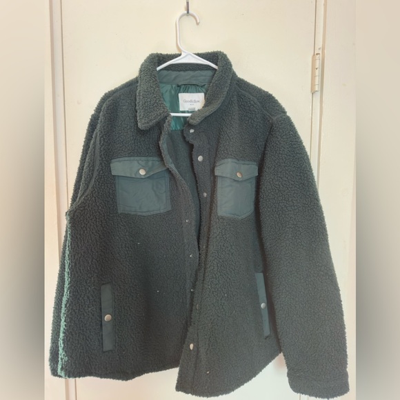 Goodfellow & Co | Jackets & Coats | Goodfellow Co Sherpa Jacket In ...